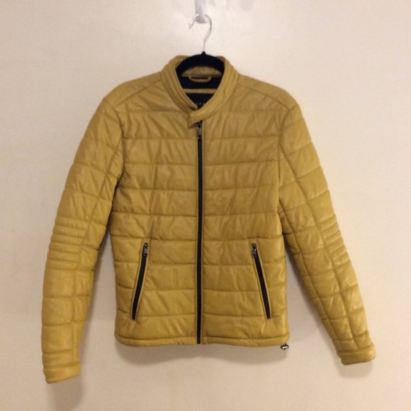 Zara | Jackets & Coats | Zara Mustard Padded Jacket | Poshmark